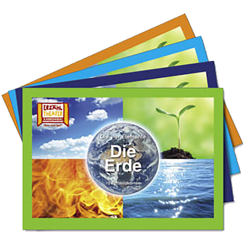Kamishibai Bildkarten. Die vier Elemente - Erde, Wasser, Feuer, Luft ... Kamishibai Bildkarten. Die vier Elemente - Erde, Wasser, Feuer, Luft ...